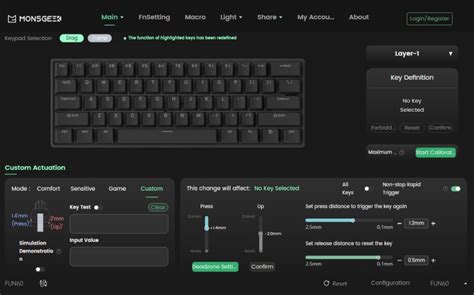 Heads Up Of Monsgeek Fun60 Series Magnetic Switch Keyboard Monsgeek