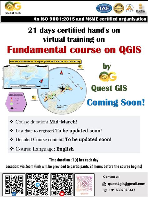 Quest Gis On Linkedin Questgis Qgis Gis Learning Onlinecourse Education Geology