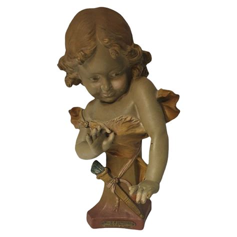 Aristide De Ranieri Buste Terre Cuite Polychrom Antikeo
