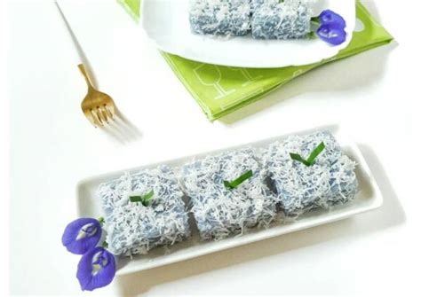 Resep Ongol Ongol Hunkwe Tepung Cassava Bunga Telang Oleh Rossy Anna