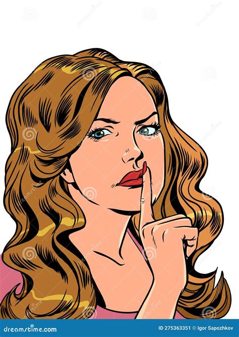 Rust En Rust In De Kamer De Noodzaak Om Een Geheim Te Houden Meisje Dat Zwijgt Stock