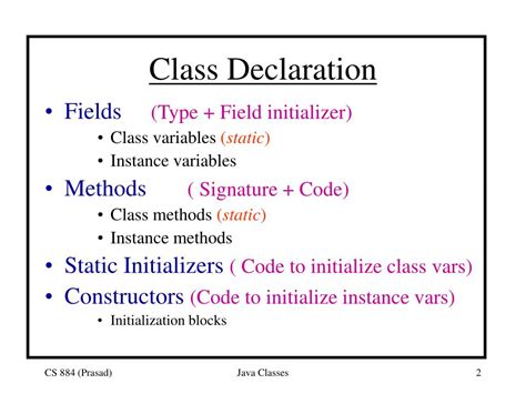 Ppt Classes Powerpoint Presentation Free Download Id261348