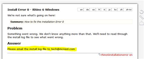Rhino 627 Installation Failed With Error Code 0 Rhino For Windows