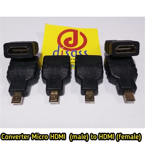 Jual Gender Hdmi Mini Hdmi Micro Hdmi To Hdmi Converter Disass