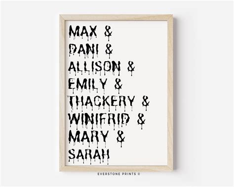 Hocus Pocus Names Halloween Art Halloween Printable Halloween Art