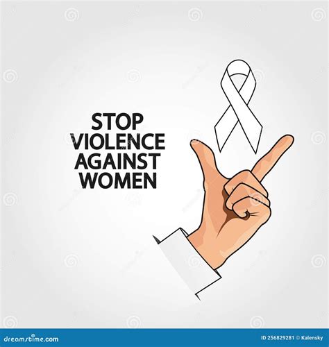 International Day For The Elimination Of Violence Against Women Stock Illustration
