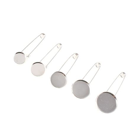 Pbe0801w Pbe0805w 옷핀형 디스크핀원판브로치원판옷핀원형받침핀 Diy부자재 파라서 주식회사