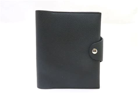 Hermes エルメス ノートカバー 手帳 ユリス・ネオpm ブラックシルバー金具 トゴ D刻印 Sj【472】 の購入なら「質」の大黒屋（公式）