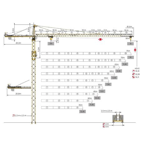 Potain MC480 Tower Crane