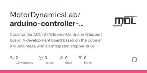 Github Motordynamicslabarduino Controller Stepper Code For The Arc