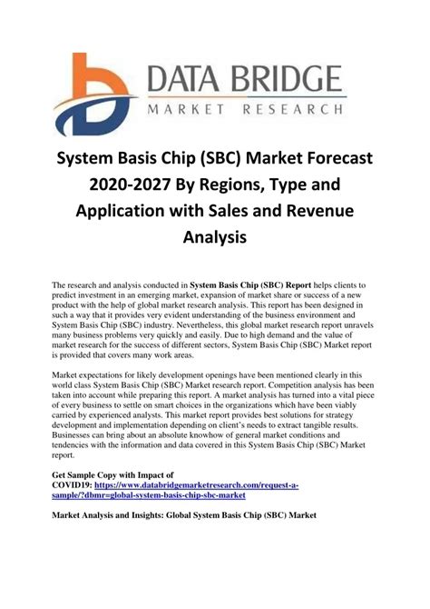 Ppt System Basis Chip Sbc Market Forecast 2020 2027 By Regions