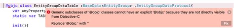Ios Use Generic Extended Swift Class In Objective C Stack Overflow