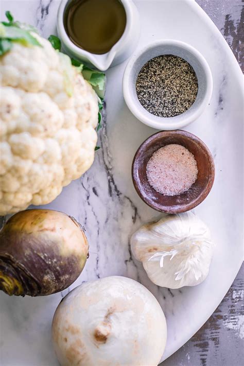 Roasted Cauliflower And Turnips ⋆ 5 Ingredients 35 Minutes