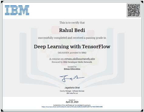 Ibm Deep Learning With Tensorflow Certification Course Etrainindia