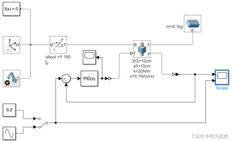 Simscape Multiboby学习笔记6——multibody仿真实例1——质量弹簧阻尼系统simscape弹簧 Csdn博客
