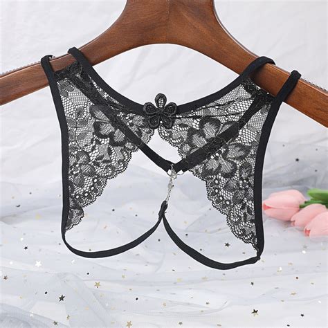 Kruisloze String Slipje Open G String Erotische Slijtage Etsy Nederland