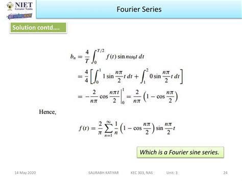 network analysis and synthesis fourier series pptx