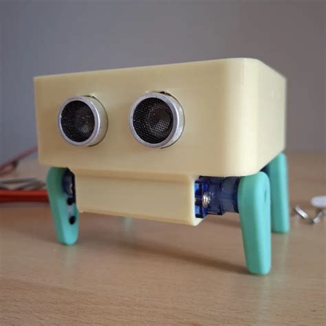 Cobot Four Servo Legs And Distance Sensor Robot By Lucadilo Makerworld Download Free 3d Models