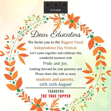 Soumya Khajuria On Linkedin Independence Day Festival 2021 By The True Topper Biggest Virtual