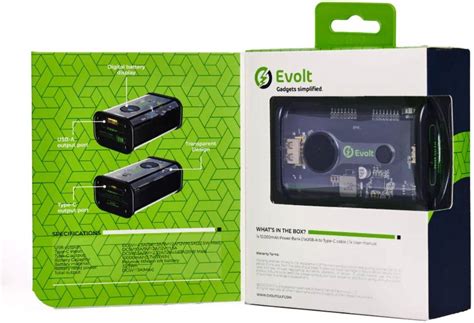 Evolt Compact 10000 MAH Dual USB Powerbank, With LED Indicators And ...