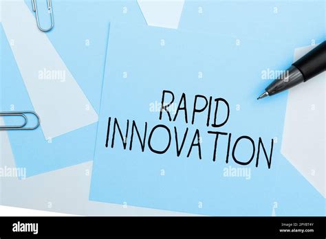 Text Caption Presenting Rapid Innovation Concept Meaning Characteristic Of A Website That
