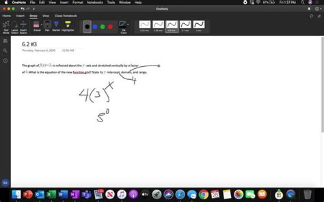 solved the graph of f x 3 x is reflected about the y axis and