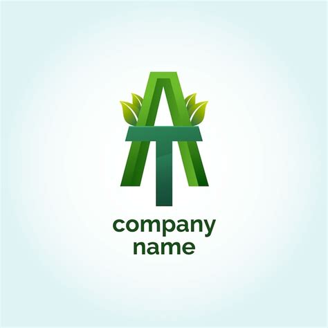 Free Vector Gradient Monogram Logo Template