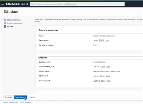 Create Terraform Stack And Apply It To Provision Resources On Oracle Cloud Infrastructure