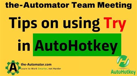 The Automator On Linkedin Elevate Your Ahk Skills Try Command Made
