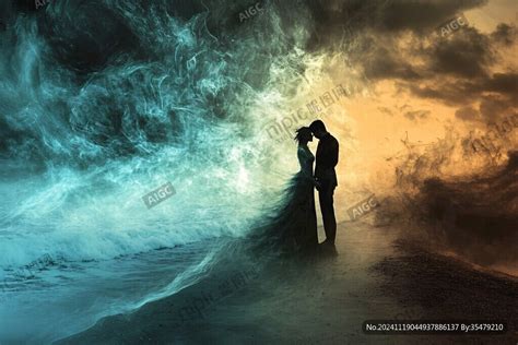 Ai创作图灵魂探索的景象 创意合成图片 梦幻朦胧唯美浪漫 唯美高端大气创意图 超现实主义图片 浪漫意境遐想画 梦境与现实 恋人的热吻 大气合成海报 唯美意境浪漫写意 合成炫酷风格 浪漫意境画