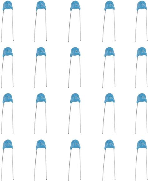 Wifehelper Ceramic Capacitor 20Pcs High Voltage Monolithic Ceramic