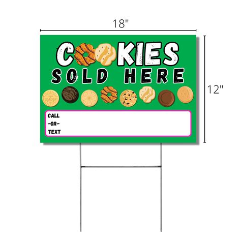 Girl Scout Cookie Signs