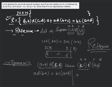 Let N Denote The Set Of All Natural Numbers And R Be The Relation On N X
