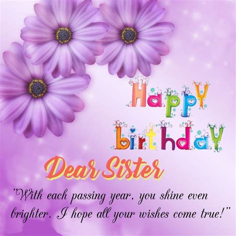 Celebrating The Wonderful Journey Of You Happy Birthday Beloved Sister