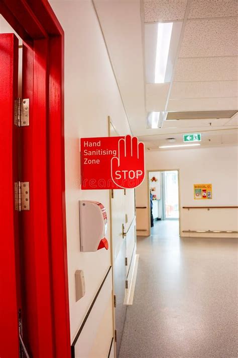 Hospital Corridor Stock Image Image Of Stop Hospital 87852319