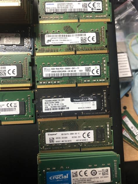 Оперативная память для ноутбуков Sodimm Ddr4 4 Gb 8 Gb 16 Gb 489 грн Запчастини для