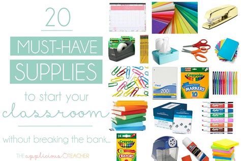 20 Must Have Classroom Supplies To Start Your Room 20 Must Have Classroom Supplies To Start Your Room