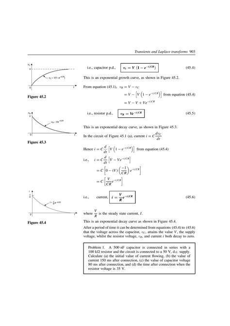 Solution Electrical Circuit Theory Using Diff Equation Transients And Laplace Transforms In