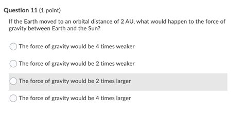 Solved Question Point Which One Of The Following Is Chegg Com