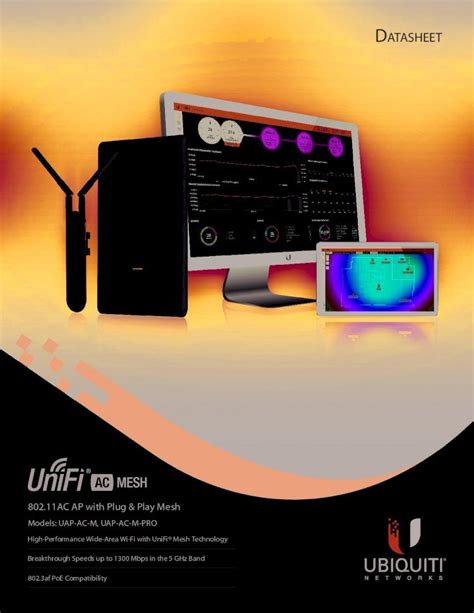 PDF UniFi AC Mesh Datasheet CSD Home D ATASHEET AC AP With Plug Play Mesh Models