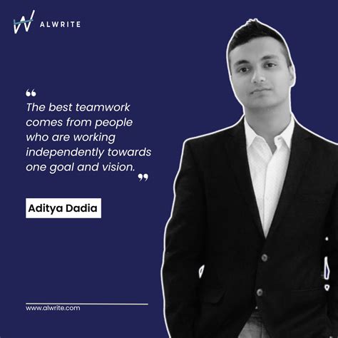aditya dadia on linkedin teamwork motivation