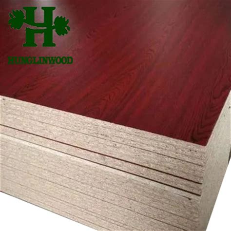 Melamine Faced Chipboard Laminated Particle Board Particle Board And