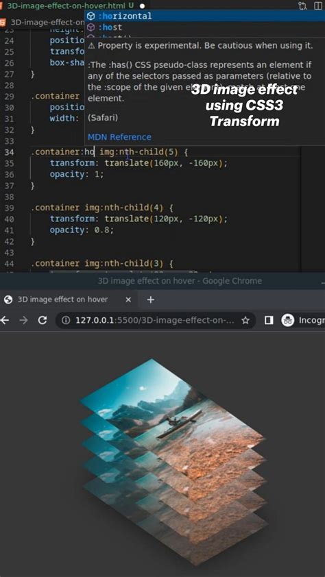 create stunning 3d image effects with css3 transform
