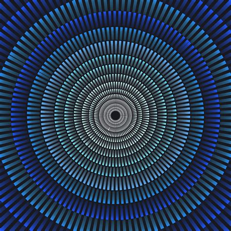 Abstract Blue Background Concentric Circles Vector Art At Vecteezy
