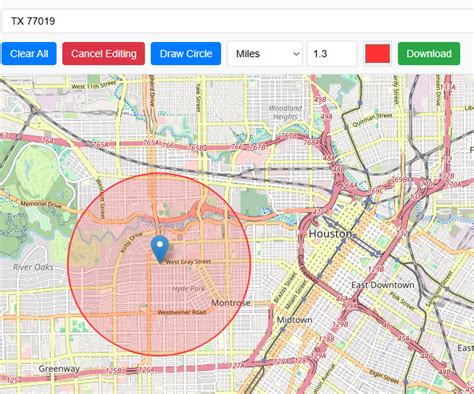Radius Map Tool To Draw Circle On Map Online Online Map Maker