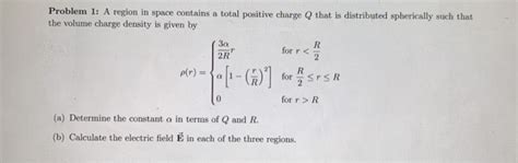 solved problem 1 a region in space contains a total