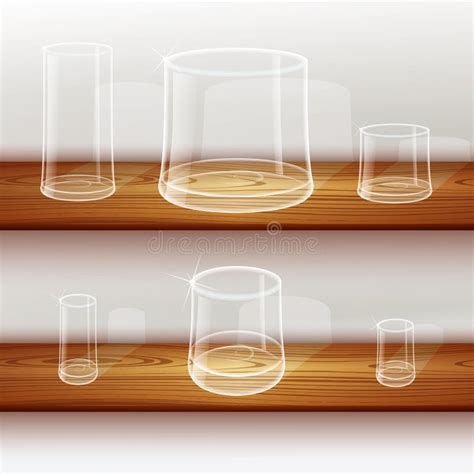 Shot Glass Drawing Tequila Vodka Cocktail Alcohol Drink Vect Stock