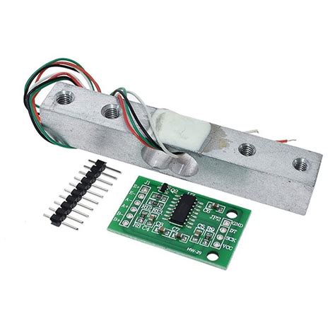 Hx711 중량 센서 모듈 키트 디지털 로드 셀 중량 센서 Ad 모듈 Arduino 스케일 디스플레이 모듈 용 5kg 스케일 부속품 And 부속