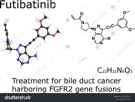 Futibatinib Chemical Formula Molecular Structure Futibatinib Stock
