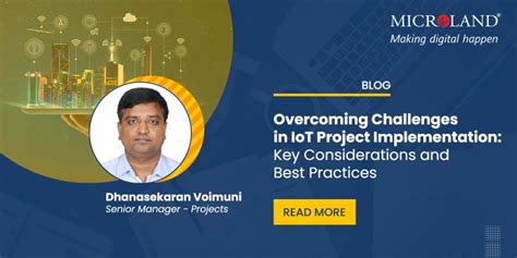 Microland Limited On Linkedin Overcoming Challenges In Iot Project